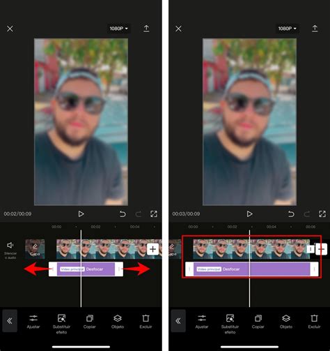 Como desfocar o fundo do vídeo no celular o Capcut