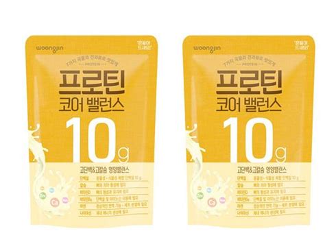 비타민과 미네랄까지 균형 있게 웅진식품 매일 마시는 단백질 음료 프로틴 코어 밸런스 출시 머니s