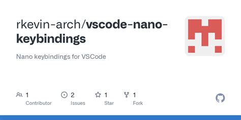 GitHub Rkevin Arch Vscode Nano Keybindings Nano Keybindings For VSCode