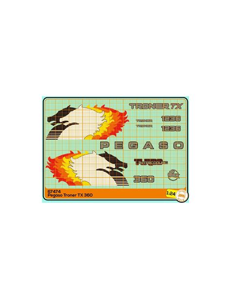 Pegaso Troner Tx 360 Model Truck Decals 1 24 Max Model