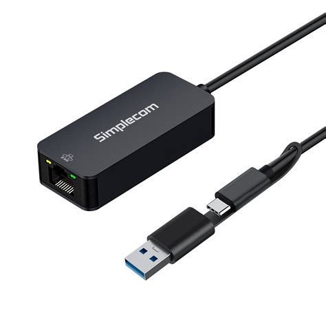 SuperSpeed USB C And USB A To G Ethernet Network Adapter Aluminium Gbps LAN NU