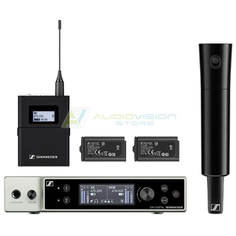 Sistem Wireless Digital Sennheiser EW DX SK SKM S Base Set AudioVision Ro