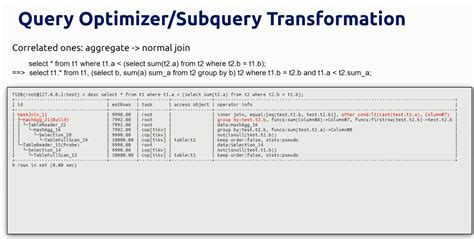 255 Sql Tuning Guide（tidb 的 Sql 性能优化指南）3班志欣 Tidb 的问答社区