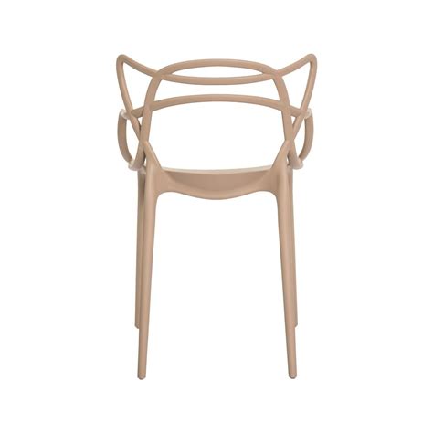 Kit 2 Cadeiras Allegra Nude Sala Cozinha Jantar Waw Design
