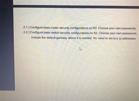Solved Question 2 Look At The Topology Below And Answer The