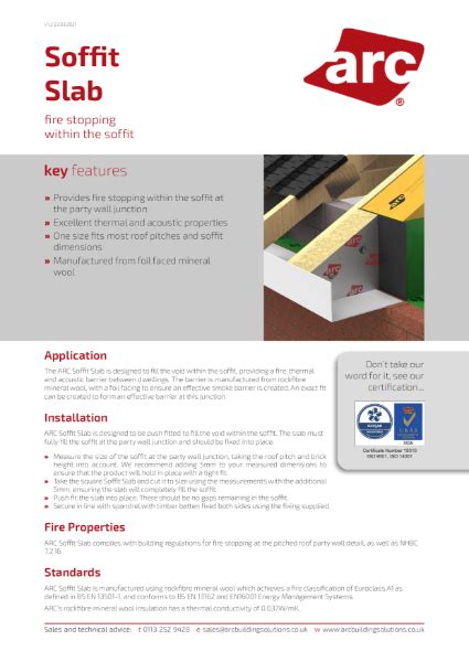 Arc Soffit Slab Arc Building Solutions Limited Nbs Source