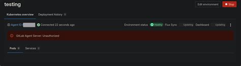 Kubernetes Dashboard Gitlab Agent Server Unauthorized Infrastructure As Code