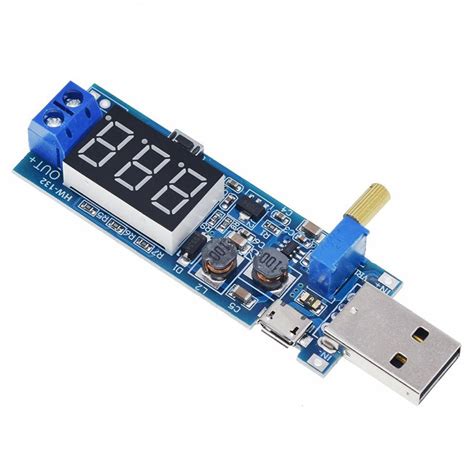 Dc Dc 5v đến 35v 12v Usb Bước Lên Xuống Mô đun Cấp Nguồn Có Thể