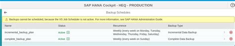 Sap Hana数据库备份方式与工具51cto博客数据库备份还原