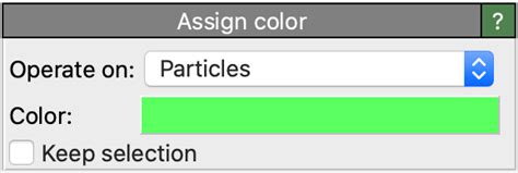 Assign Color Ovito User Manual Documentation