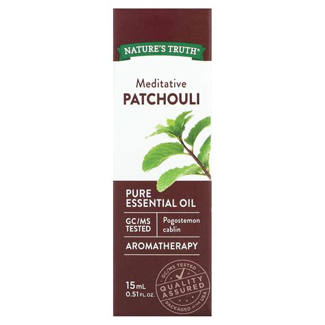 Natures Truth 순수 에센셜 오일 명상적인 파촐리 15ml051fl Oz