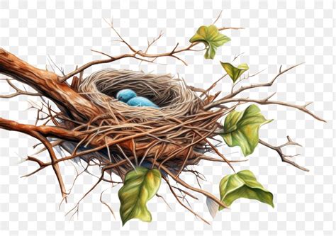 PNG Tree Branch Nest Drawing Premium PNG Rawpixel