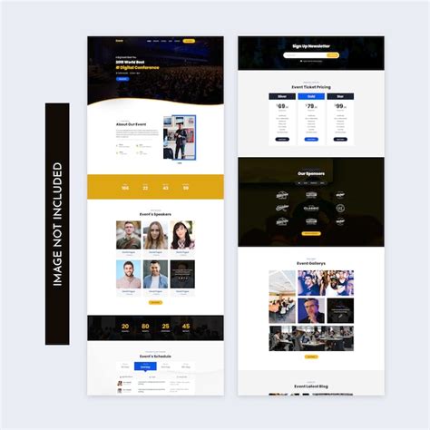 Premium PSD Event Management Template