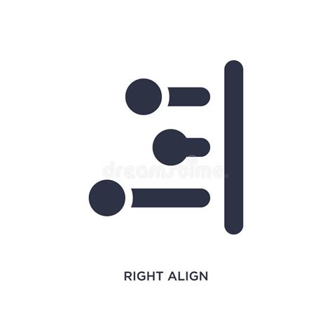 Vertical Align Icon In Different Style Vector Illustration Two Colored And Black Vertical Align