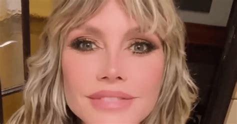 An Enticing Video Clip Of Heidi Klum Shows Off Her Braless Body Under A