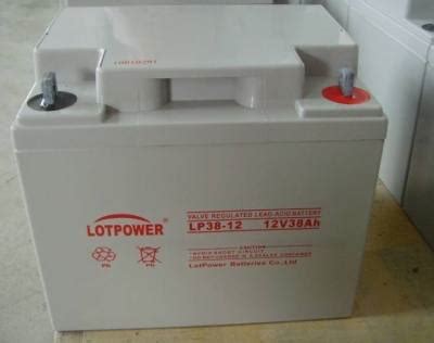 乐珀尔蓄电池LP38 12 12V38AH规格参数 中科商务网
