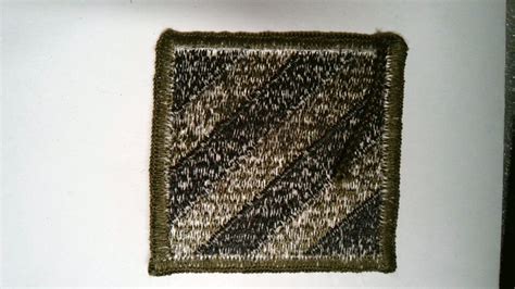 Military Patch 3rd Infantry Division Subdued Od Green Sew On Combat