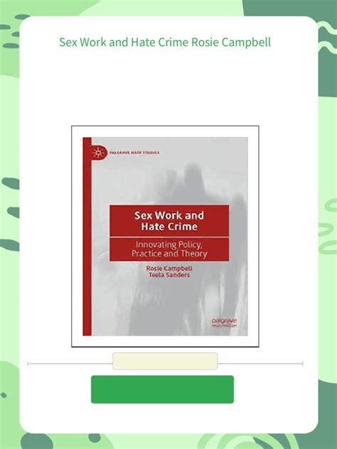 Sex Work And Hate Crime Rosie Campbell The Ebook In Pdf And Docx Formats Is Ready For Download