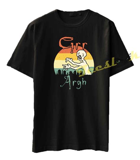 Zombie Grr Argh Tee Shirt Casual Shirts Tee Shirts Funny Hoodies