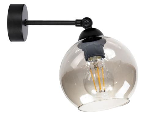 KINKIET LAMPA ŚCIENNA LOFT RUCHOMY KLOSZ SZKLANY KINKIET LAMPA ŚCIENNA GLASS OWAL LED Cena