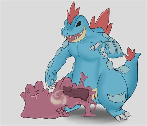 Rule 34 Ambiguous Gender Ditto Eroborus Feraligatr Male Penis Pokemon