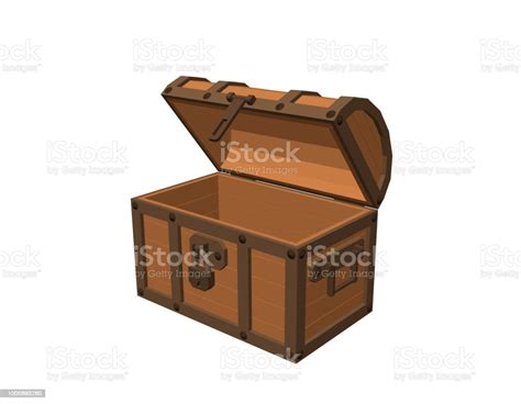 빈 나무 가슴을 열었다 흰색 배경에 고립 벡터 일러스트입니다 0명에 대한 스톡 벡터 아트 및 기타 이미지 0명 3차원 형태