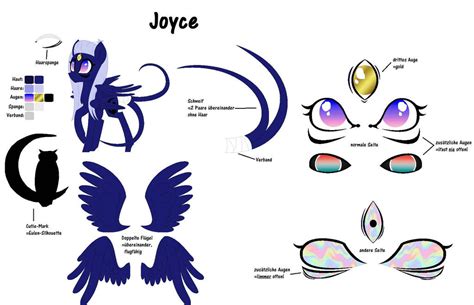 ~ Joyce ~ Oc Mlp Reference Sheet By Cillyart On Deviantart
