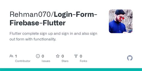 Github Rehman070login Form Firebase Flutter Flutter Complete Sign