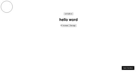 Bulb React Codesandbox
