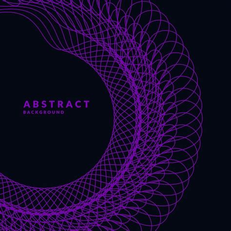 Premium Vector Abstract Element With Dynamic Lines Vector Illustration