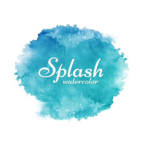 Fondo Decorativo Colorido Splash Acuarela Vector Gratis