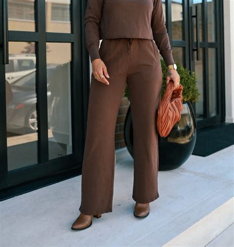Calça Feminina Estonada Marrom Café AMMU TSHIRT