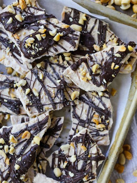 Peanut Butter And Banana Frozen Yogurt Bark Sacha Served What