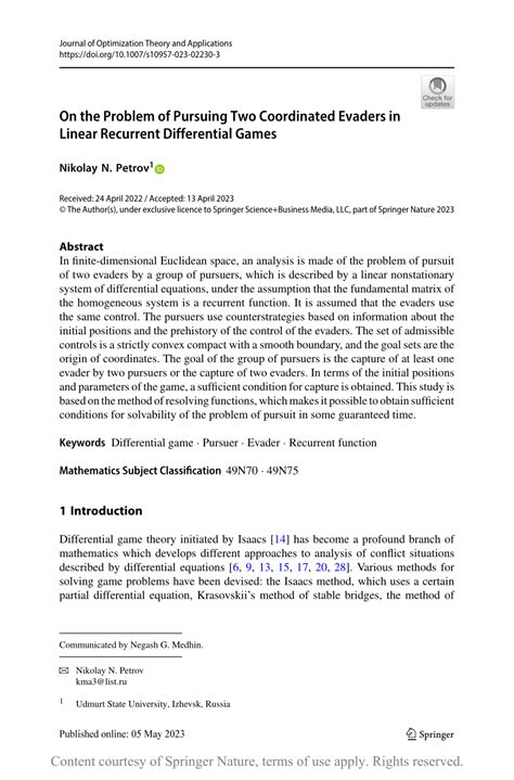 On The Problem Of Pursuing Two Coordinated Evaders In Linear Recurrent