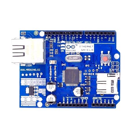 Ethernet W5100 R3 Ethernet And Sd Shield For Arduino Darkoct02