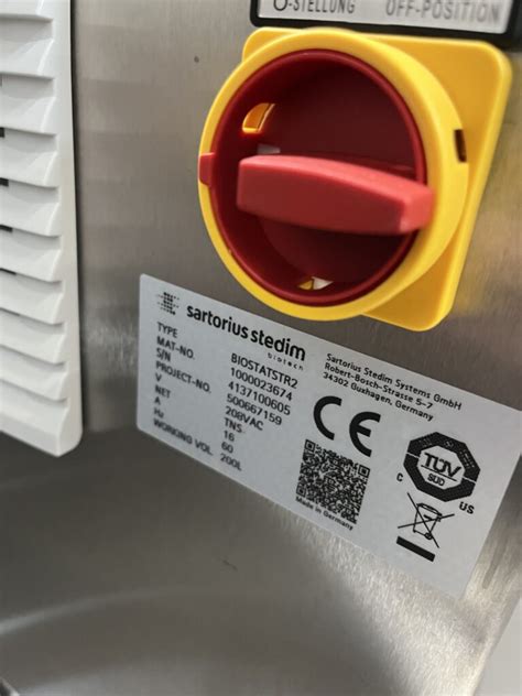 Sartorius Stedim Biostat Str2 200l Bioreactor Banebio