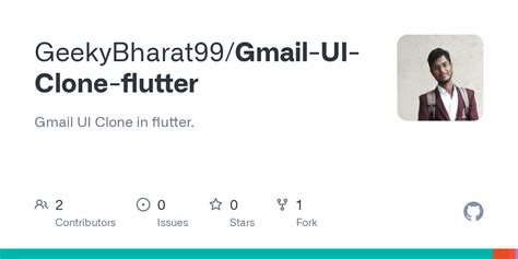 github geekybharat99 gmail ui clone flutter gmail ui clone in flutter