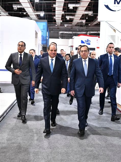 الرئيس السيسي يفتتح معرض ومؤتمر مصر الدولي للبترول إيجبس 2023