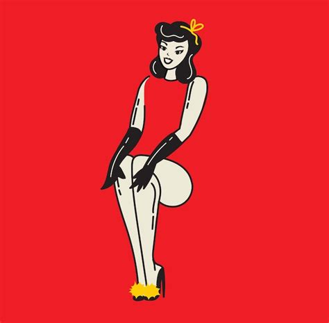 Premium Vector Wow Pop Art Illustration Of The Sexy Young Groovy