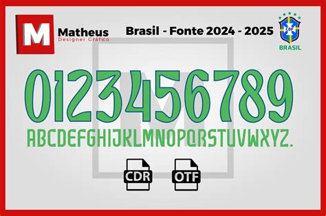 Fonte Brasil 2024 2025 Coreldraw Otf Elo7 Produtos Especiais