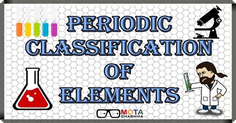 Periodic Classification Of Elements Class 10 Chemistry Notes