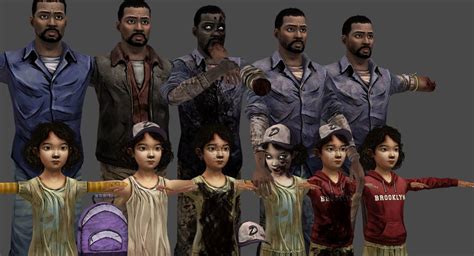 Twd Lee And Clem Xps By Stevecowlishaw On Deviantart