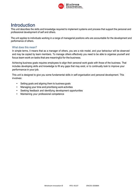 SOLUTION Bsbpef501 Learner Guide Studypool
