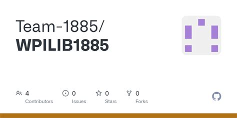 Github Team 1885wpilib1885