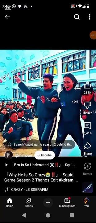 Squid Game Shorts Youtube