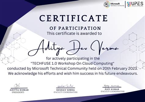 Aditya Dev Verma On Linkedin Upes Grateful Cloudcomputing Coder