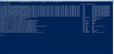 Find Never Expires Passwords In Active Directory