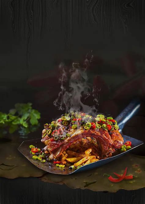黑色大气中国美食海报背景素材背景图片素材下载图片编号ykerlmva 免抠素材网