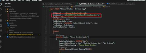 Add Fields To A Word Report In Business Central Business Central Deep Dive