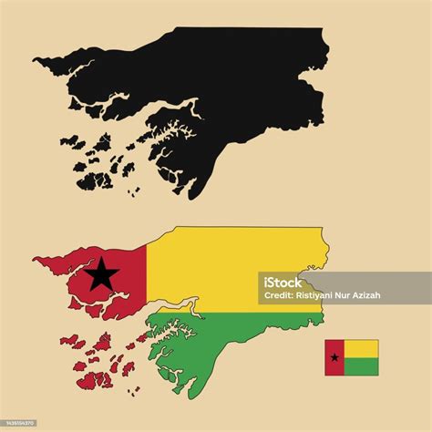 ギニアビサウの国外図マップのベクターで旗は無地の背景に隔離されています アイコンのベクターアート素材や画像を多数ご用意 アイコン